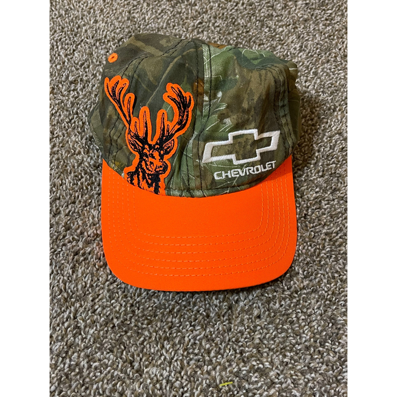 GM | Accessories | Chevrolet Chevy Camo Orange Adjustable Hat By Gm ...